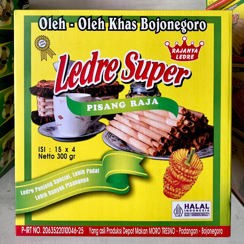 Jual Ledre Super Pisang Raja Box Jumbo Makanan Ringan Khas Bojonegoro ...