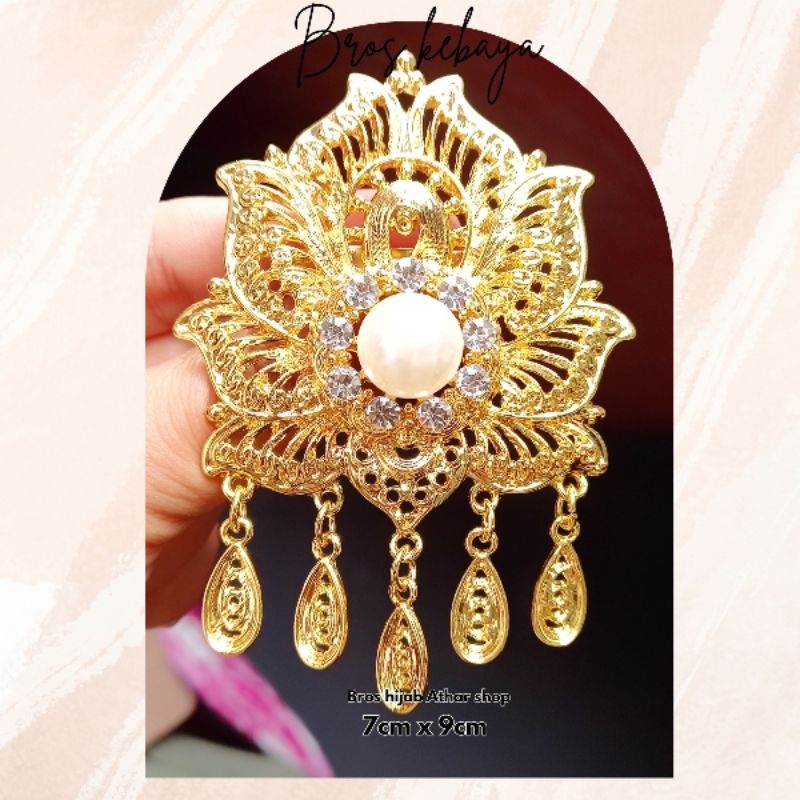 Jual Bros Kebaya Gold Emas Kutubaru 2 Dan 3 Susun Bross Pengantin ...