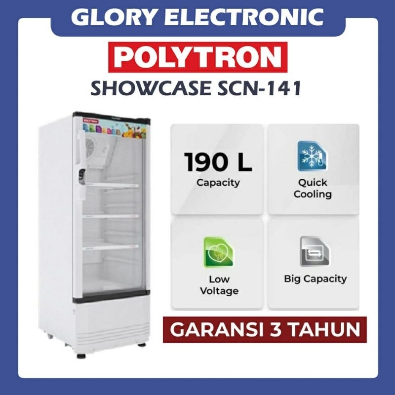 Jual Showcase POLYTRON SCN 141 [190 L] | Shopee Indonesia