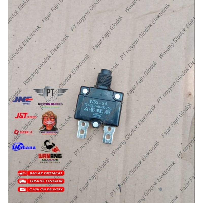 Jual Overload Protector 5 Ampere Overlord Poma Satelit Circuit Breaker ...
