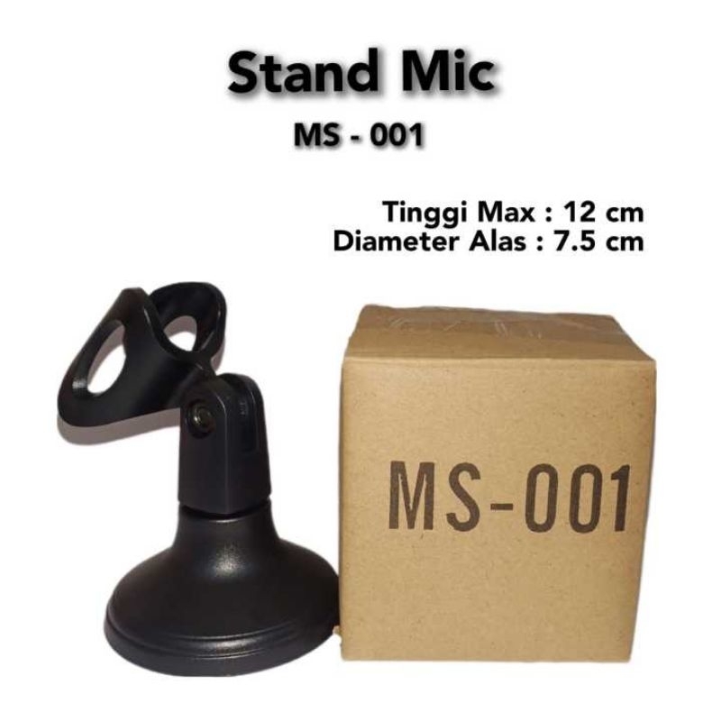Jual Stand mic MS-001 kecil meja microphone | Shopee Indonesia