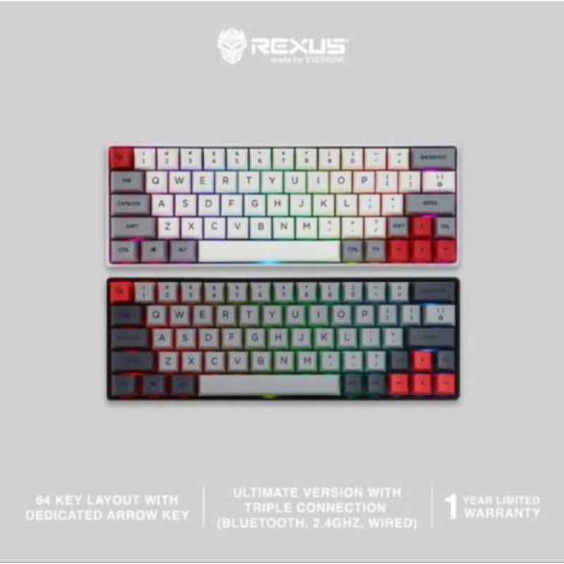 Jual Rexus Daxa Ultimate Keyboard M64 - Rexus Pro Gaming | Shopee Indonesia