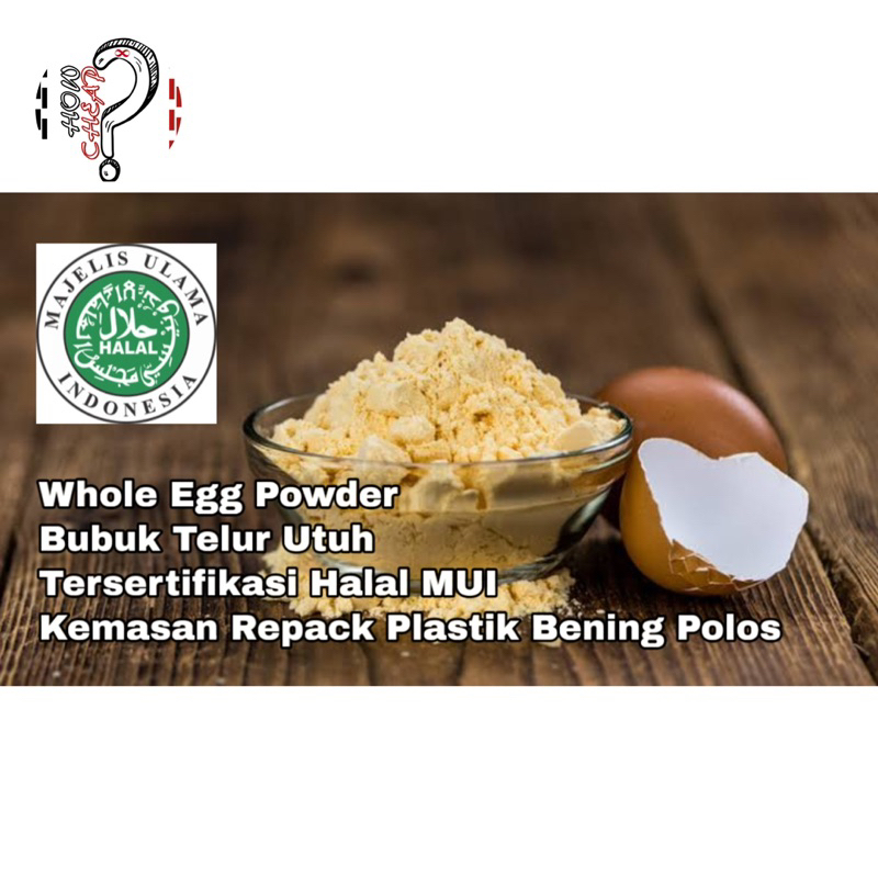 Jual Whole Egg Powder 500gram Bubuk Telur Utuh Egg Powder Halal ...