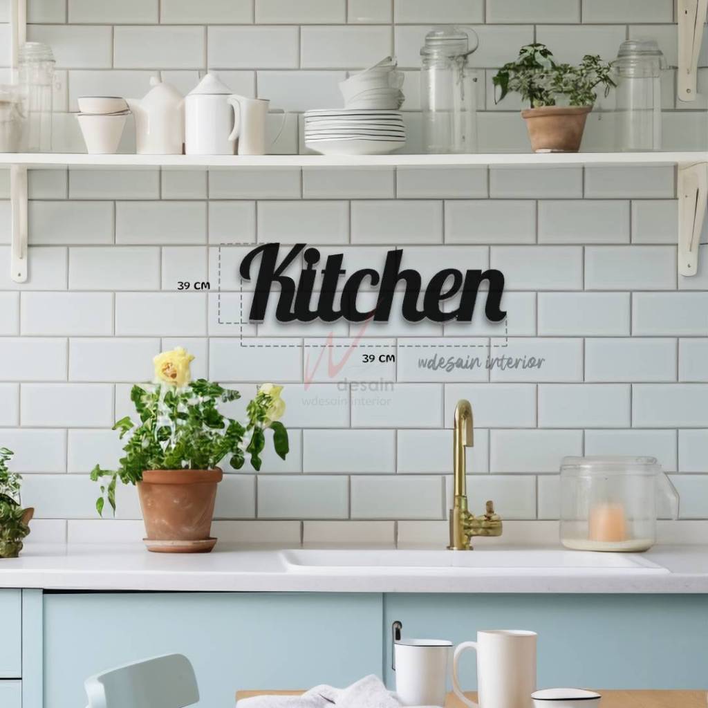 Jual Hiasan Pajangan Dinding Minimalis Cutting Kitchen Bahan Plywood ...