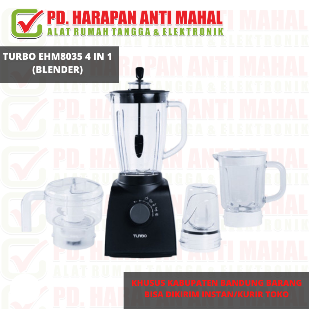 Jual TURBO EHM8035 4 IN 1 (BLENDER)/Turbo Blender 2 Liter 4 in 1 ...