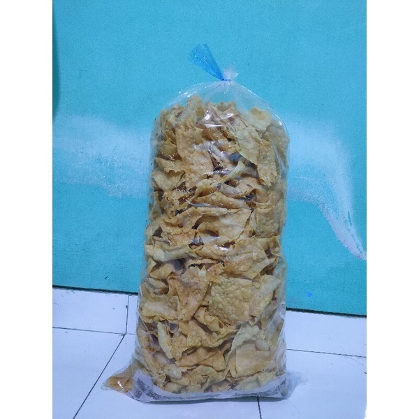 Jual kerupuk bawang/krupuk pangsit 1bll/2,5kg | Shopee Indonesia