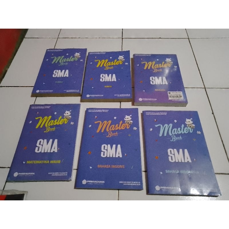 Jual MASTER BOOK SMA,FISIKA,KIMIA, BIOLOGI, MATEMATIKA WAJIB, BAHASA ...