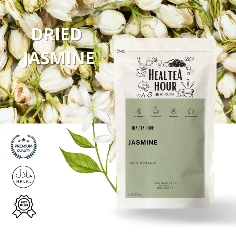 Jual JASMINE | DRIED JASMINE | TISANE | FLOWERTEA | TEH | Shopee Indonesia