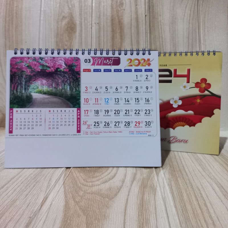 Jual KALENDER MEJA MOTIF TAMAN BUNGA 2024 | Shopee Indonesia
