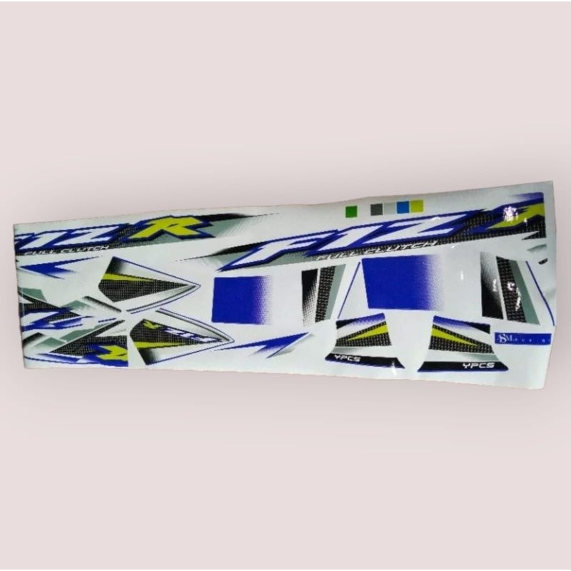 Jual Sticker Striping Yamaha Fiz r F1 ZR 2004 Custom Biru Putih Merah ...