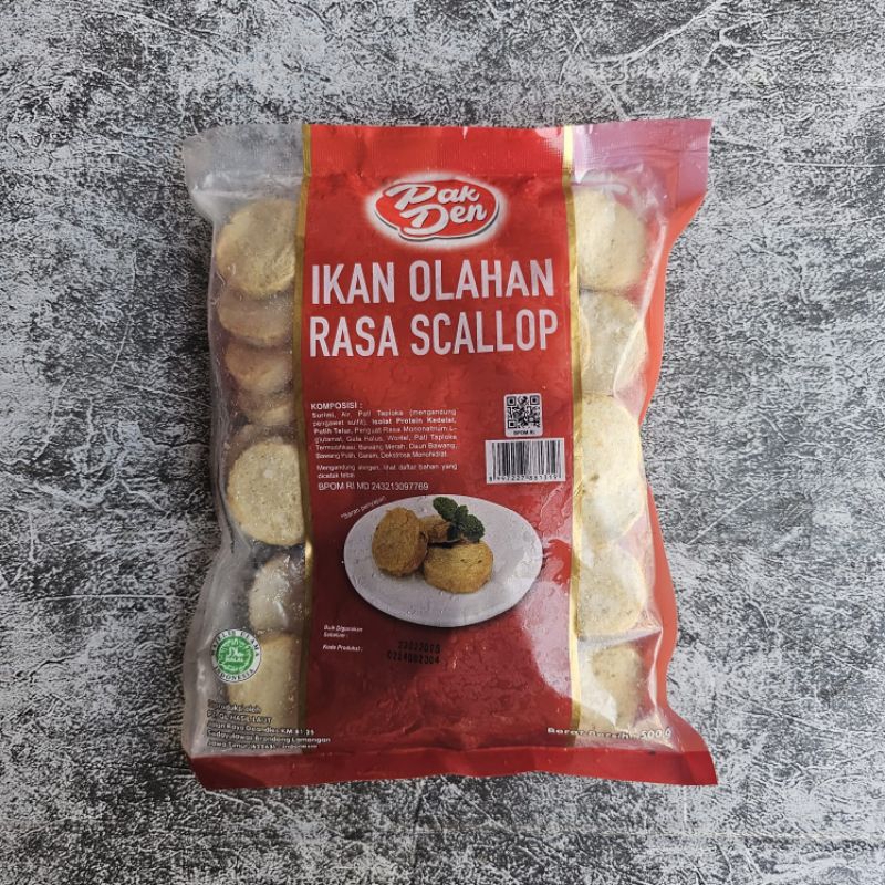 Jual PAK DEN SCALLOP IKAN 500gr | Shopee Indonesia