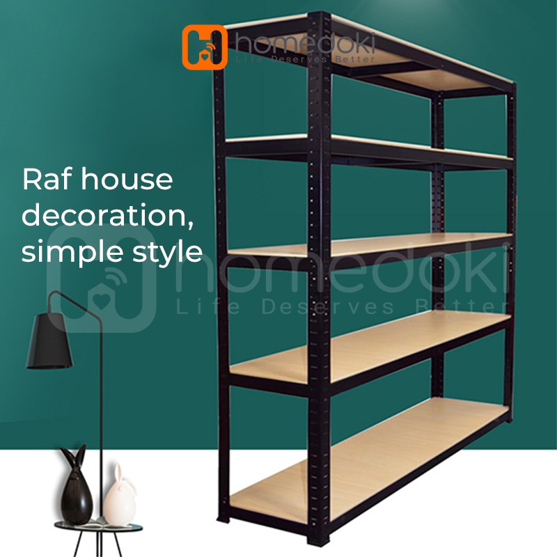 Jual Homedoki Rak penyimpanan 5 tingkat / 5 susun Rak gudang Serbaguna ...