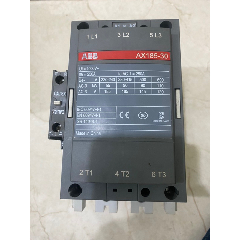 Jual kontaktor ABB AX185-30 250A 220v ORIGINAL !!! | Shopee Indonesia