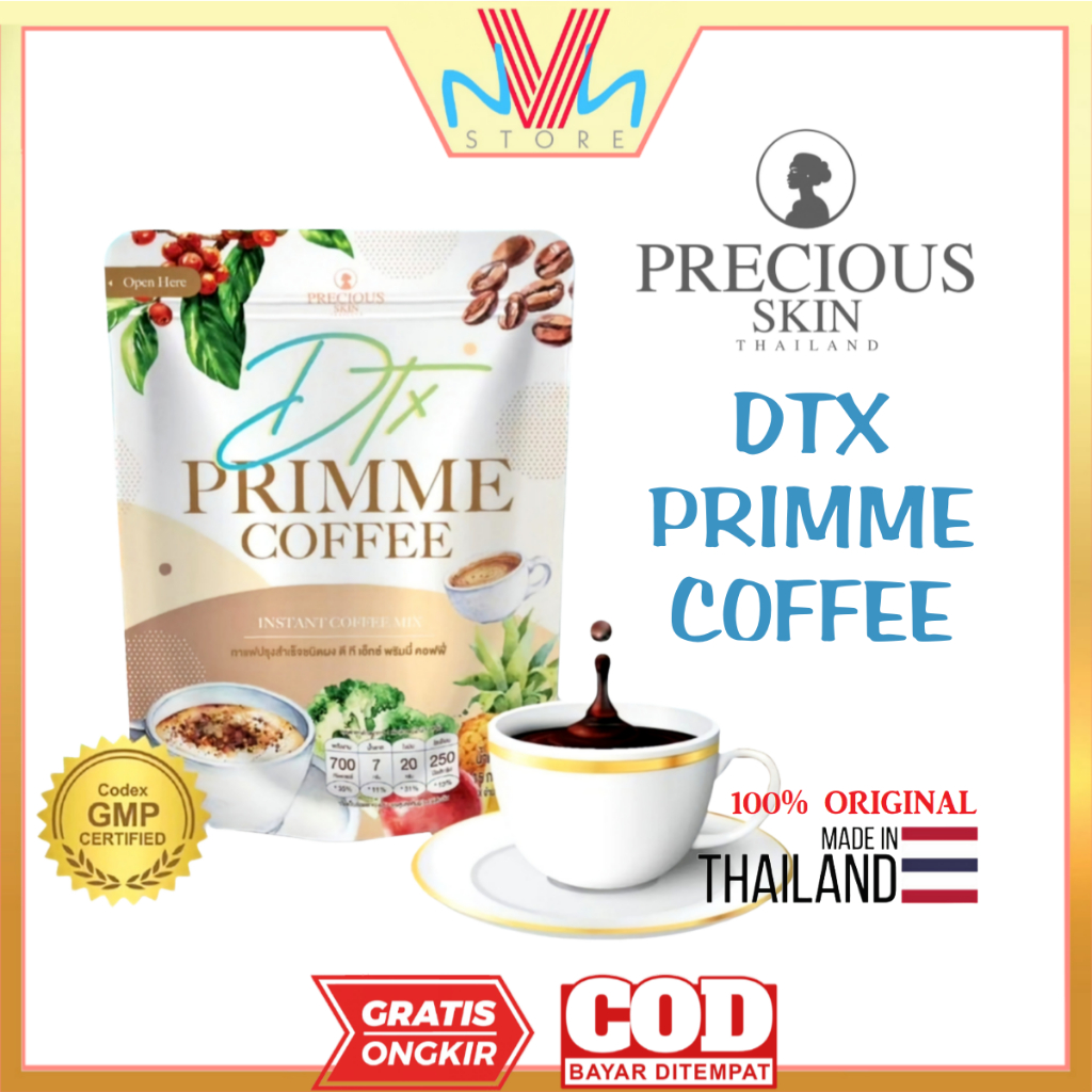 Jual PRECIOUS SKIN DTX PRIMME COFFEE 10 sachet - SLIMMING KOPI INSTANT ...