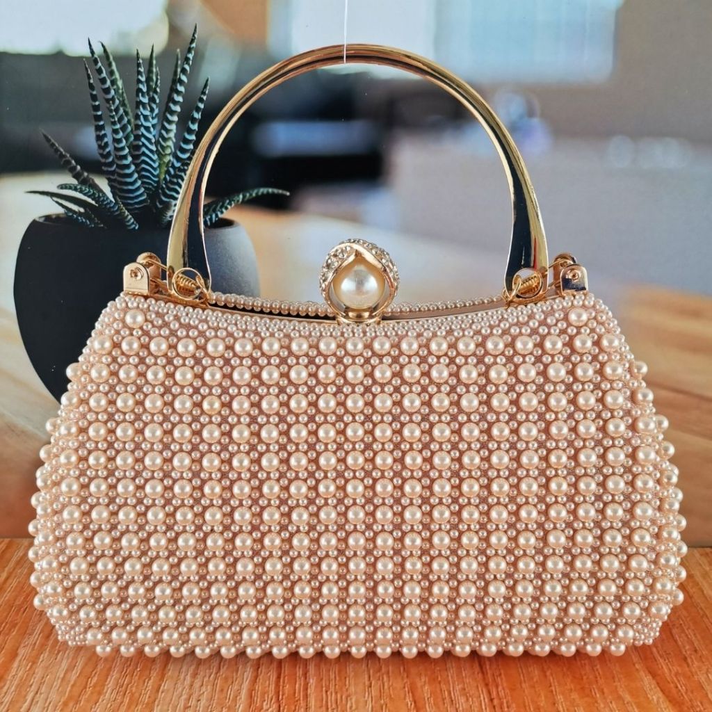 Jual Tas Kondangan Wanita Dompet Pesta Mewah Mutiara Import Branded ...