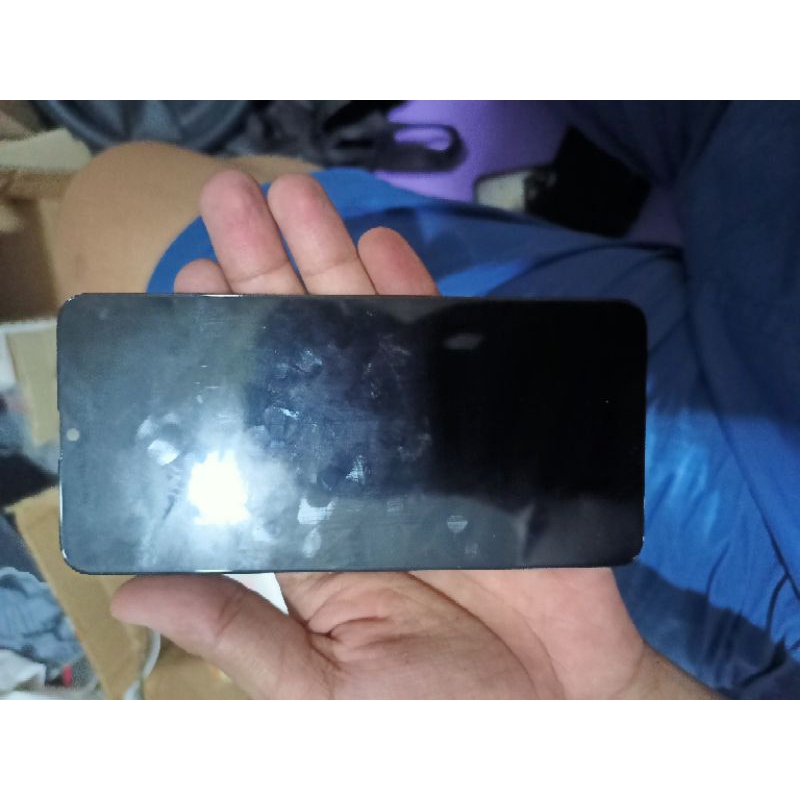 Jual lcd oppo A12 /A5S original mines kuning di pinggir | Shopee Indonesia