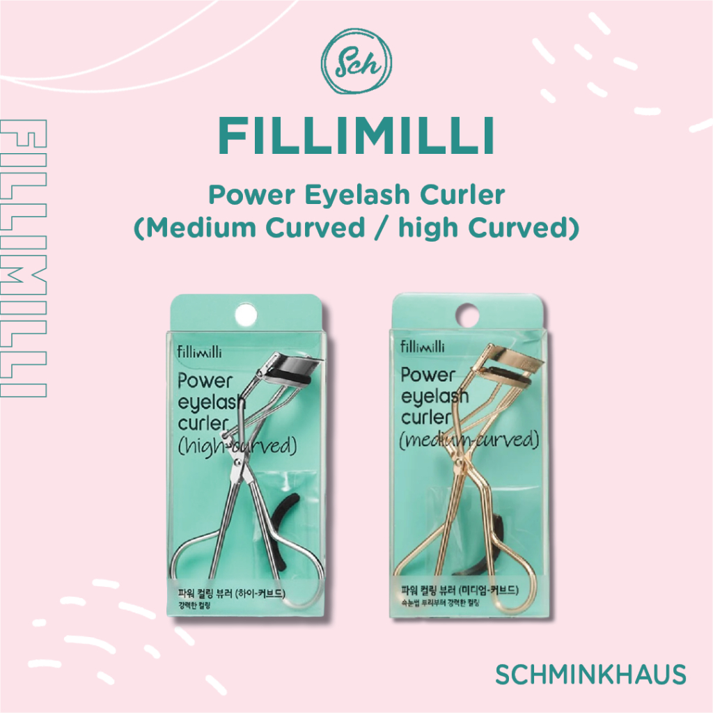 Jual FILLIMILLI Power Eyelash Curler (Medium Curved / high Curved ...