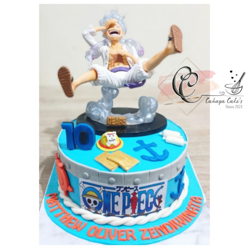 Jual Kue Ulang Tahun One Piece / One Piece Cake / Monkey D Luffy Cake ...