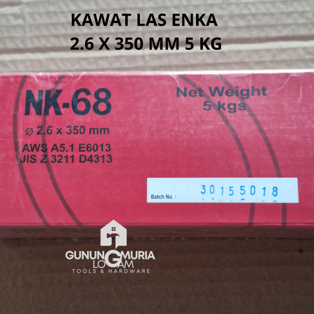 Jual Kawat Las NK-68 Ø2.6 X 350 mm Net Weight / Berat 5 Kgs Welding Electrodes | Shopee Indonesia