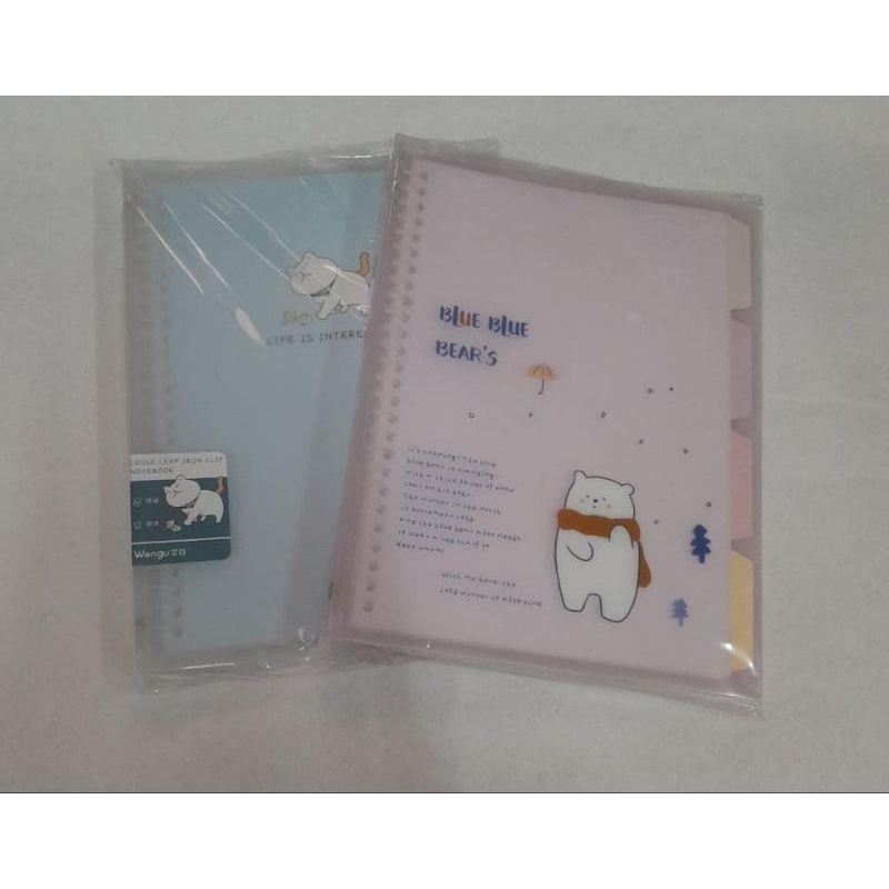 Jual Map Binder B5 Wengu Ring Plastik Warna dan Motif Random | Shopee ...