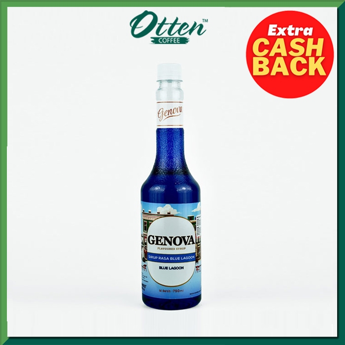 Jual Genova - Syrup Blue Lagoon 750ml - Sirup Minuman Rasa Blue Curacao ...