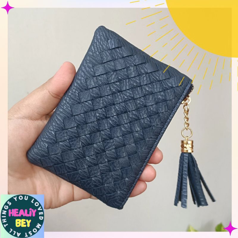 Jual Dompet Mini Anyam Rumbai (Dompet Koin Kartu Struk) | Shopee Indonesia