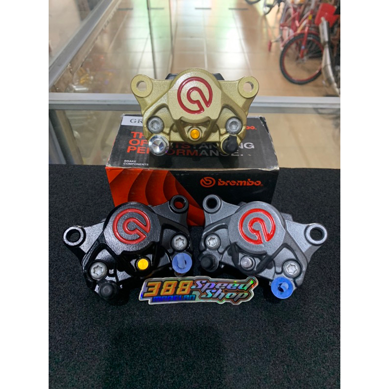 Jual Kaliper Br3mbo Big Logo 2P 2 Piston Universal Semua Motor | Shopee Indonesia