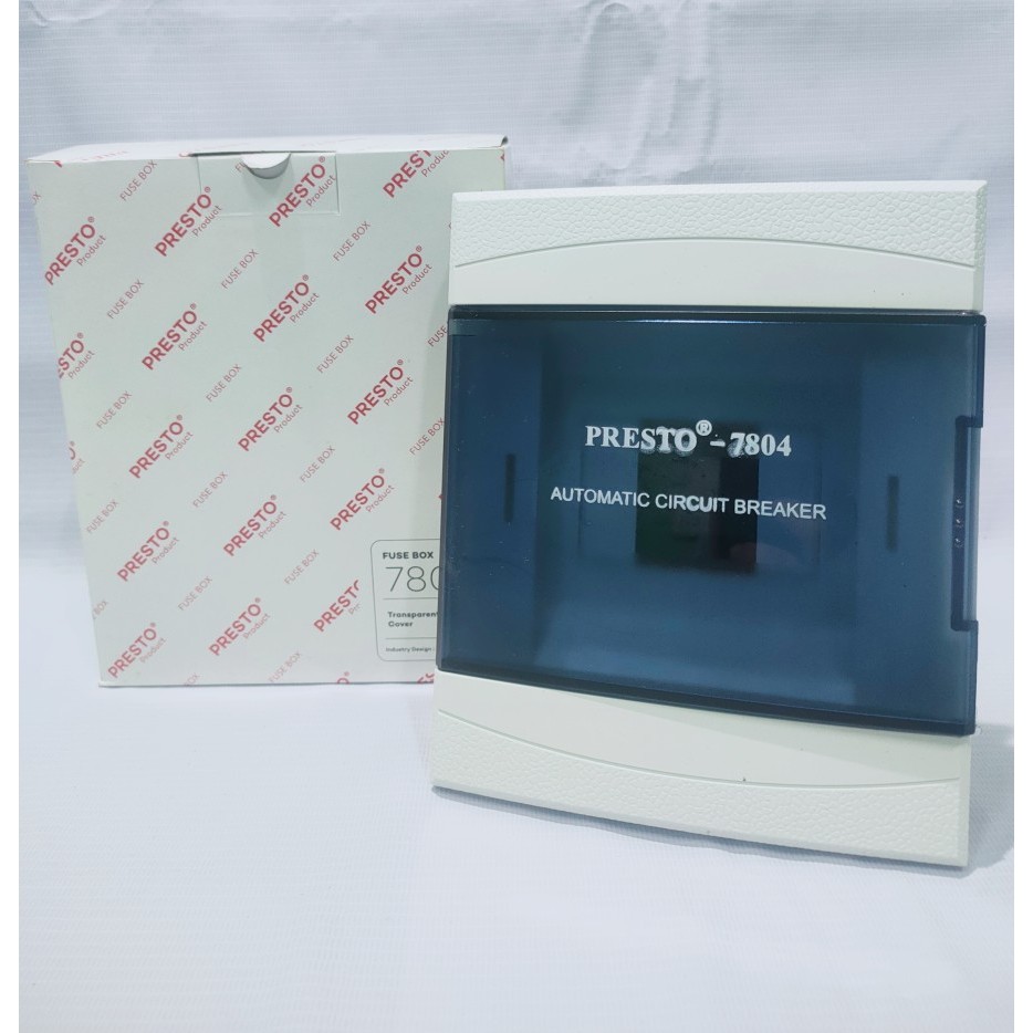 Jual Box MCB Fuse Box Presto 4 Group Automatic Circuit Breaker | Shopee ...
