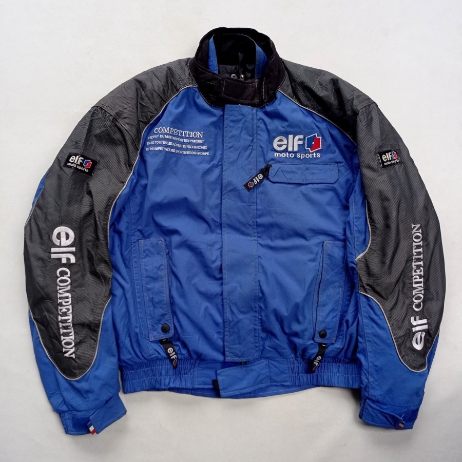 Jual ELF motosport collection racing biker jaket kushitani yellow corn ...