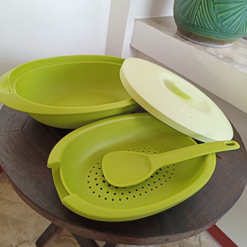 Jual Blossom rice server with collander 1,8L | Shopee Indonesia
