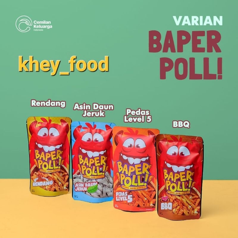 Jual Basreng Baper / Bakso Goreng Super Gurih Kemasan 50gr Ecer dan ...
