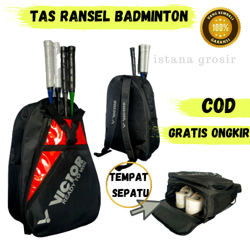 Jual Tas Raket Ransel Badminton Bulutangkis Kumbang Premium | Shopee ...