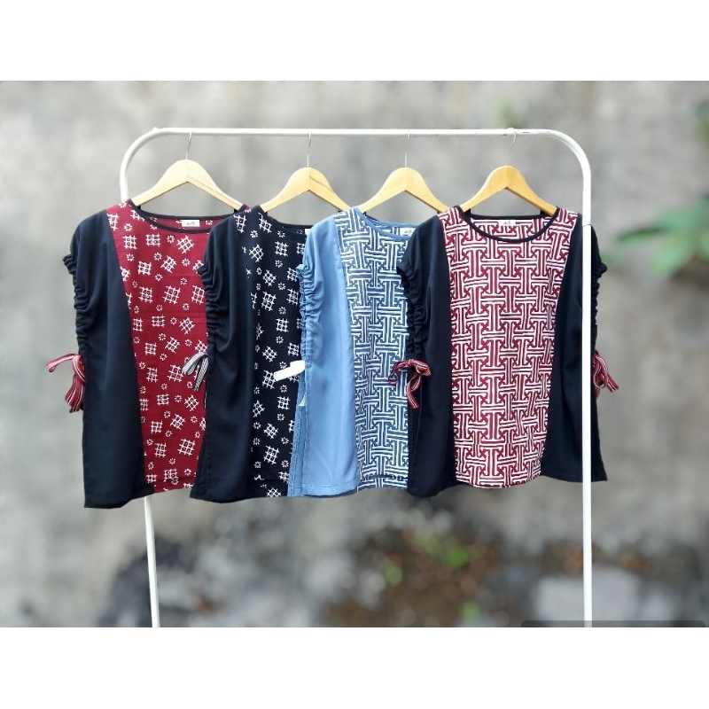 Jual shAe Vest Batik | Vest Batik Serut |Rompi batik | Shopee Indonesia