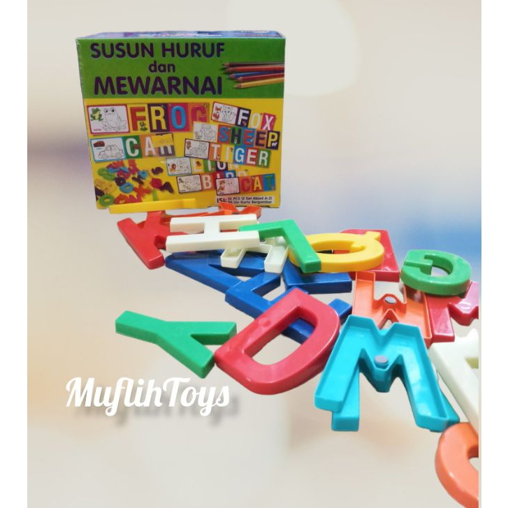 Jual Mainan Anak Edukasi Huruf Magnet | Mainan Pengenalan Huruf ...