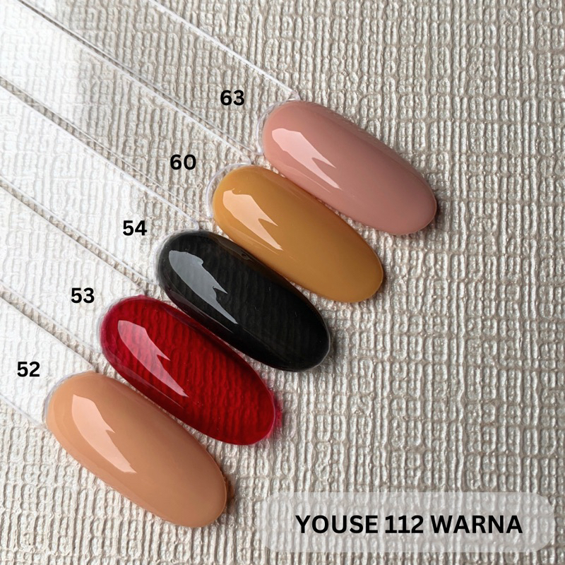 Jual YOUSE NAIL GEL POLISH 112 WARNA ECER SATUAN SIZE 15ML /BOTTLE ...