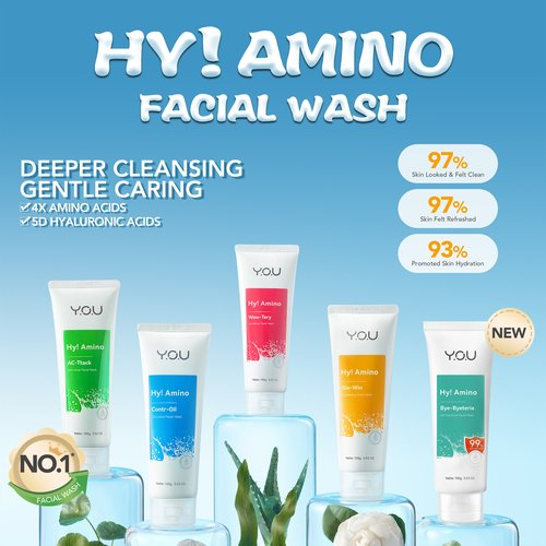 Jual YOU Hy! Amino Facial Wash 50g - Hydrating | Anti-Acne | Oil ...