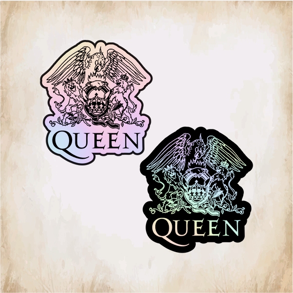 Jual STICKER HOLOGRAM LOGO BAND QUEEN | Shopee Indonesia