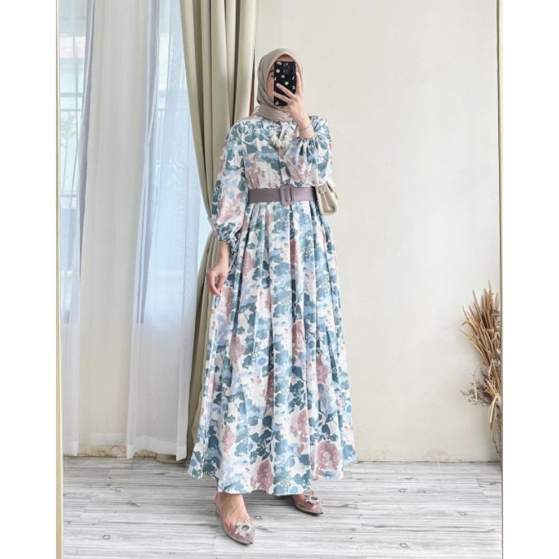 Jual Rabela Maxi / GAMIS BUNGA PREMIUM CRINKLE MOTIF / GAMIS ZOYA BUNGA ...