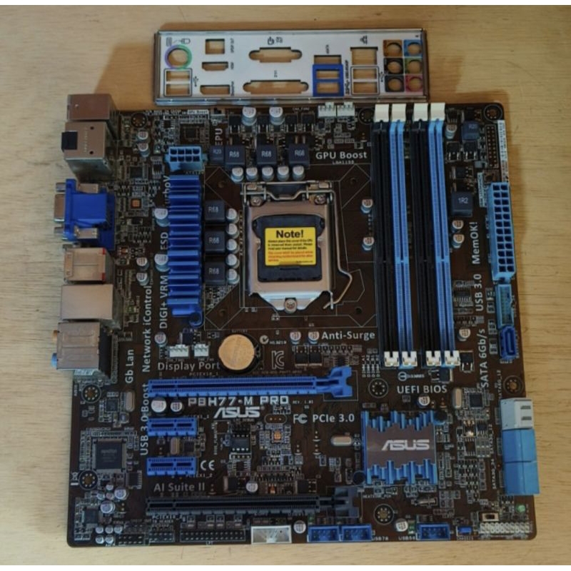 Jual MOBO/MOTHERBOAD ASUS H77M-PRO, LGA 1155, PCI'''EXPRES 3.0 | Shopee ...