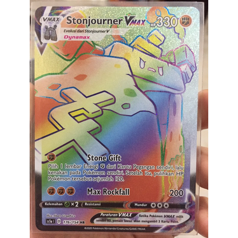 Jual KARTU POKEMON STONJOURNER VMAX HR INDONESIA HOLO | Shopee Indonesia