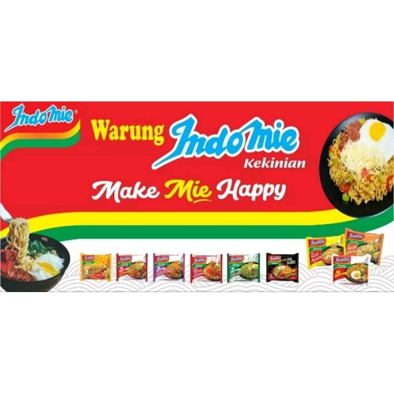 Jual SPANDUK BANNER WARMINDO WARUNG INDOMIE | Shopee Indonesia