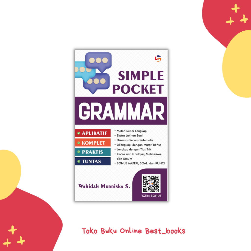 Jual Buku Belajar Bahasa Inggris / Simple Pocket Grammar / Terang ...