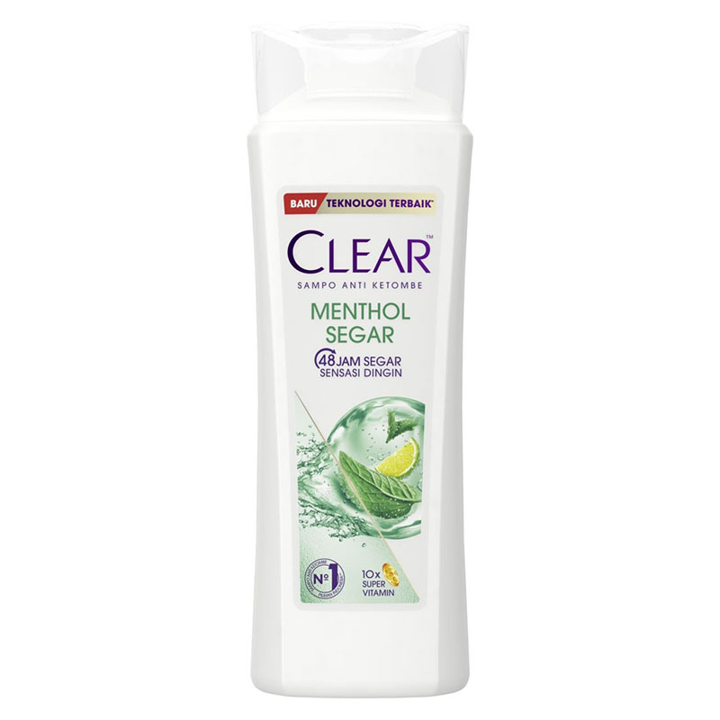 Jual Clear Sampo Anti Ketombe Menthol Segar Botol 160 ml | Shopee Indonesia