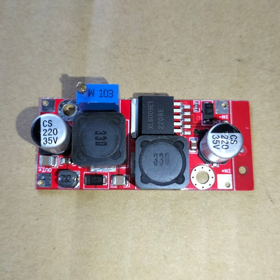 Jual XL6009 Auto Buck Boost Adjustable DC Step Up Down Converter 1.25V-35V | Shopee Indonesia