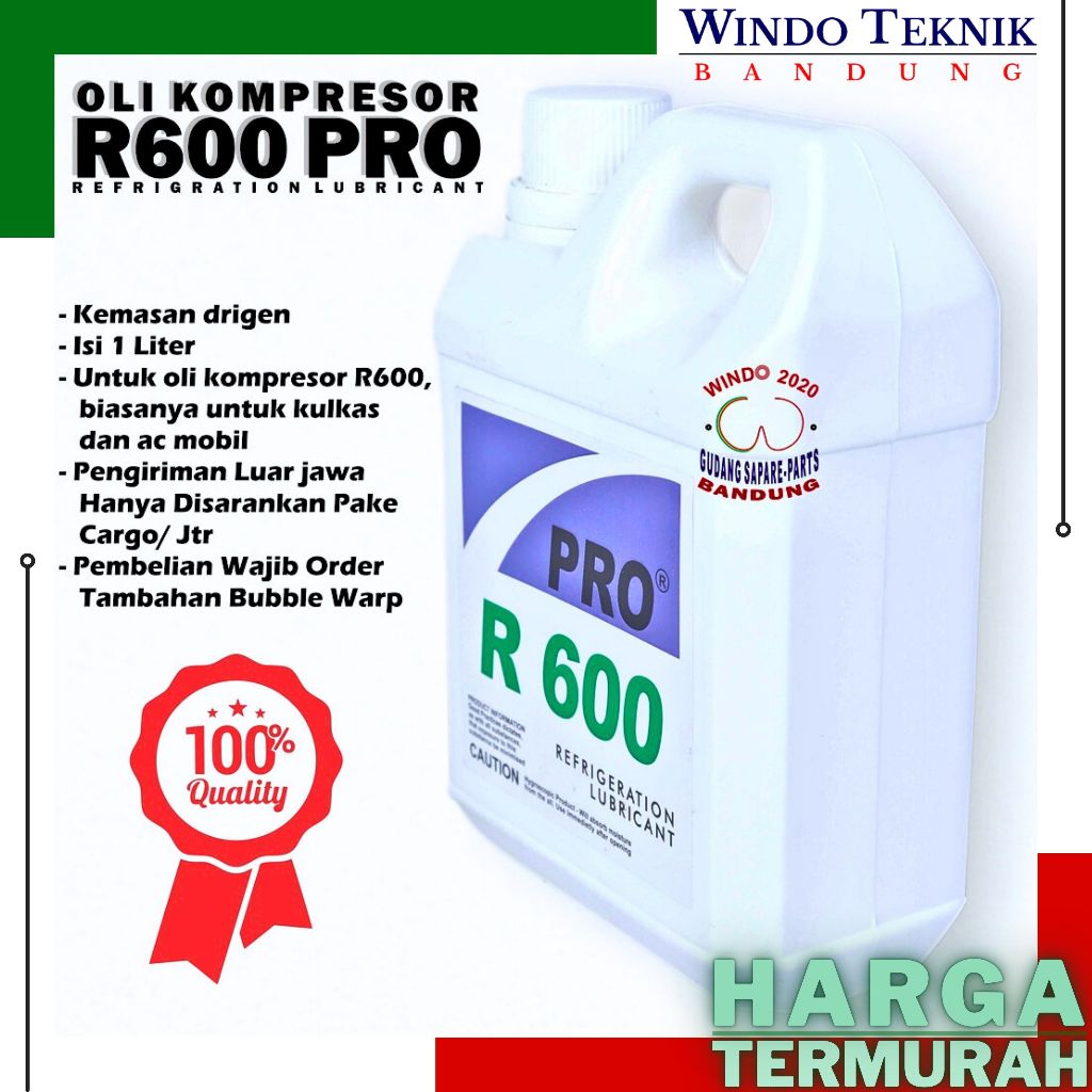Jual OLI OIL KOMPRESOR AC R600 PRO | OLI KOMPRESOR R 600 PRO | OLI AC ...