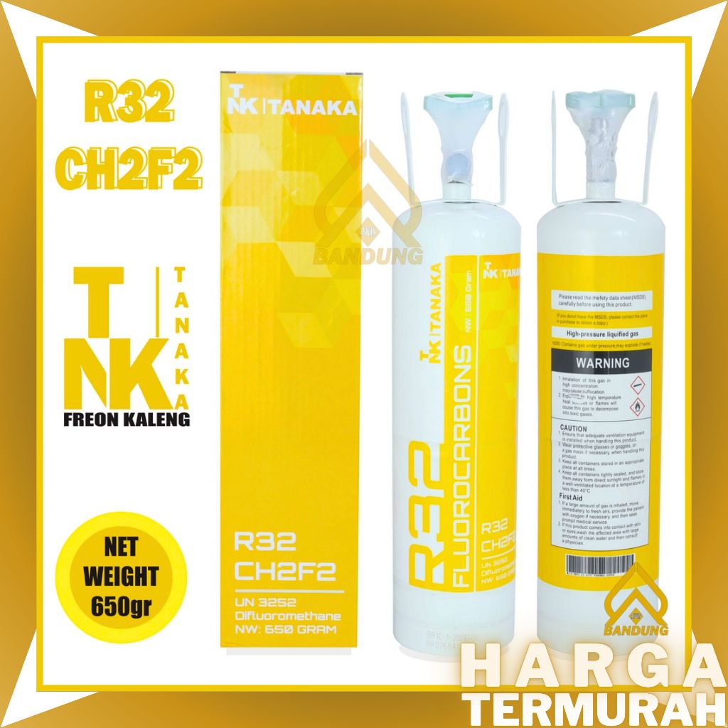 Jual FREON R32 TANAKA REFRIGANT | PREON R 32 REFRIGANT 1 KG CH2F2 ...