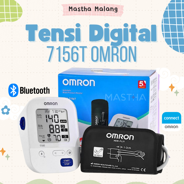 Jual *Mastha Malang* Tensi Omron HEM 7156 Bluetooth Varian Terbaru ...