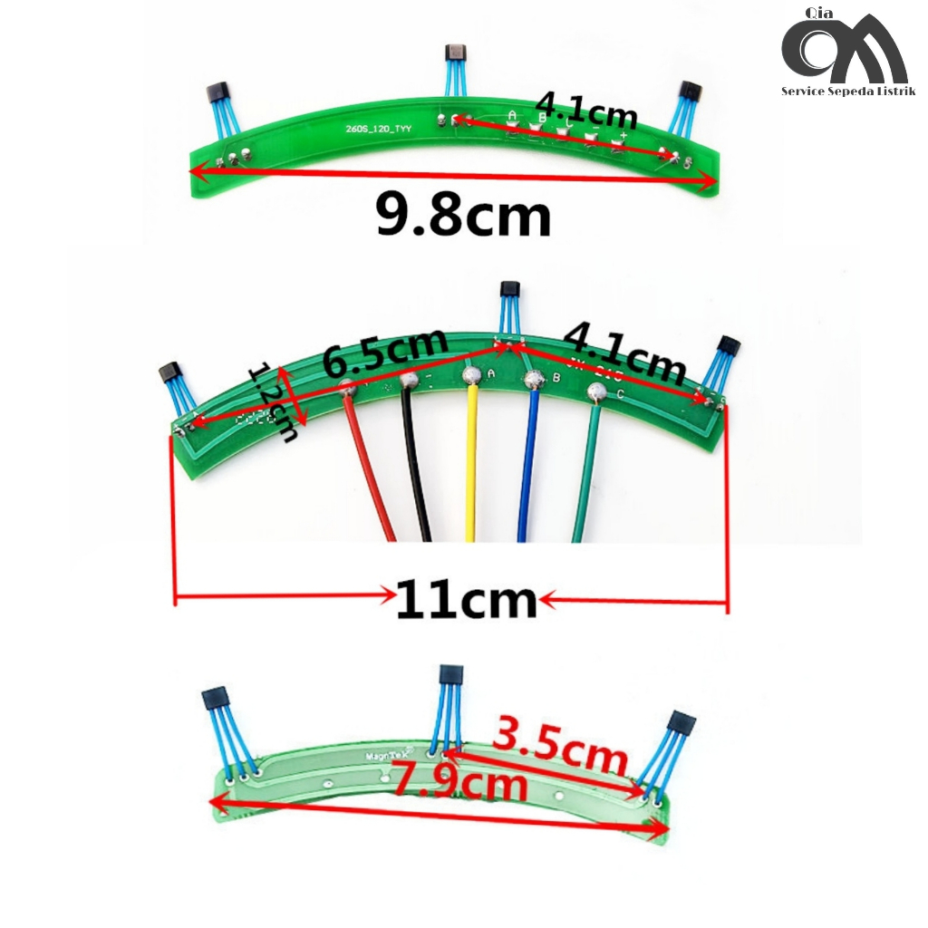 Jual Sensor Dinamo 120° Ukuran Panjang Sepeda Listrik 1 Set | Shopee ...