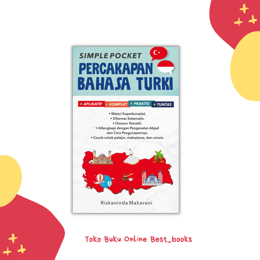 Jual Buku Belajar Bahasa Turki / Simple Pocket Percakapan Bahasa Turki ...