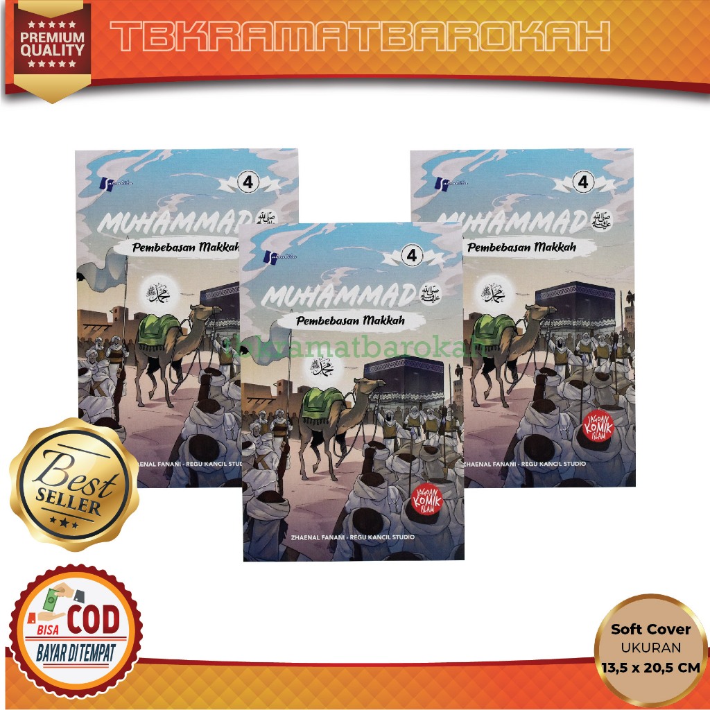 Jual Buku Komik Islam Anak Berwarna Cerita Nabi Muhammad SAW Bergambar ...